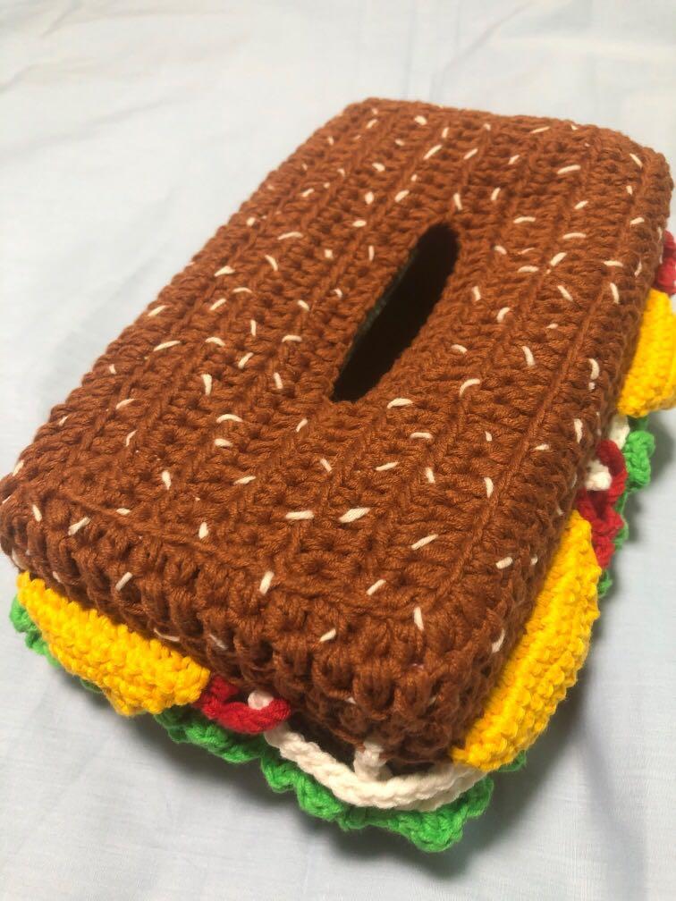 Burger storage and tissue box cover, Furniture & Home Living, Home ...