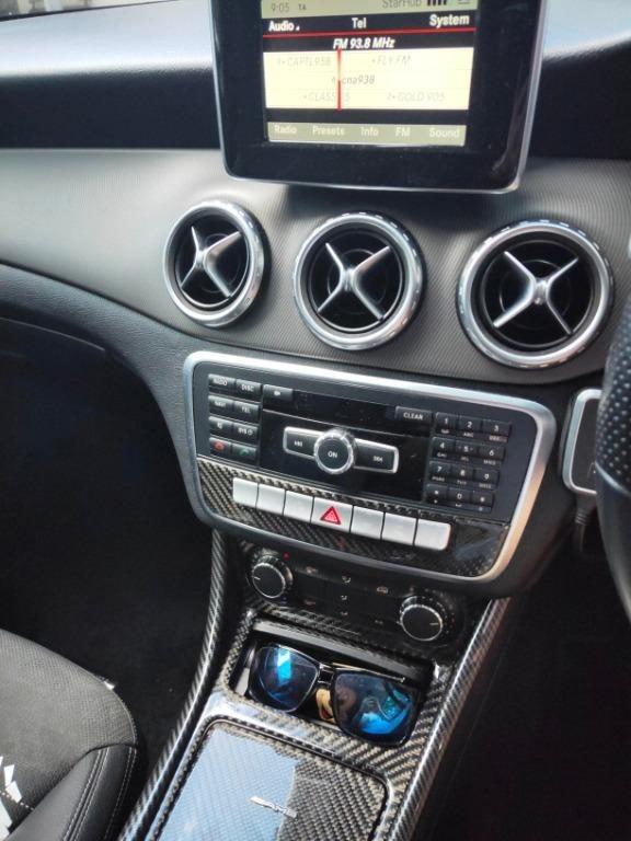 Center Console Button Plastic Sticker Trim For Mercedes Benz CLA Gla ...