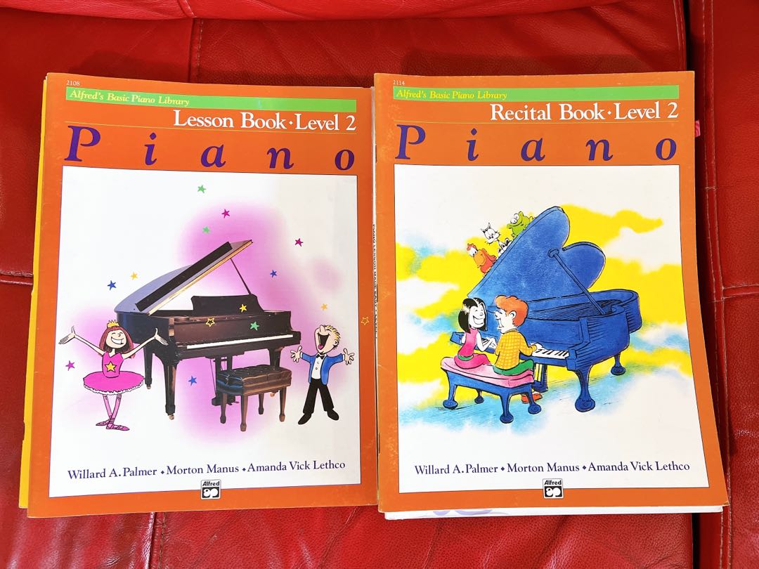 Total 8 books Level 1 - 3, Children Piano Lesson Books, Hobbies & Toys ...