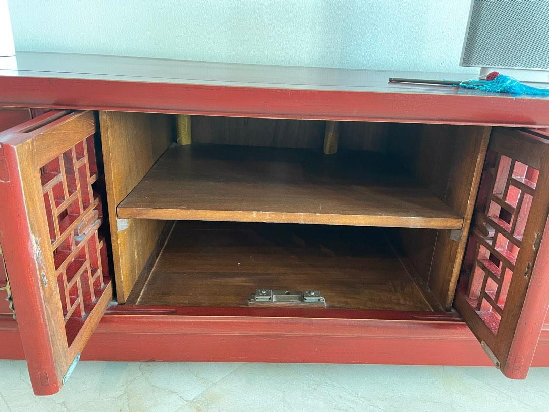 Chinese style tv console cabinet, Furniture & Home Living, Furniture ...