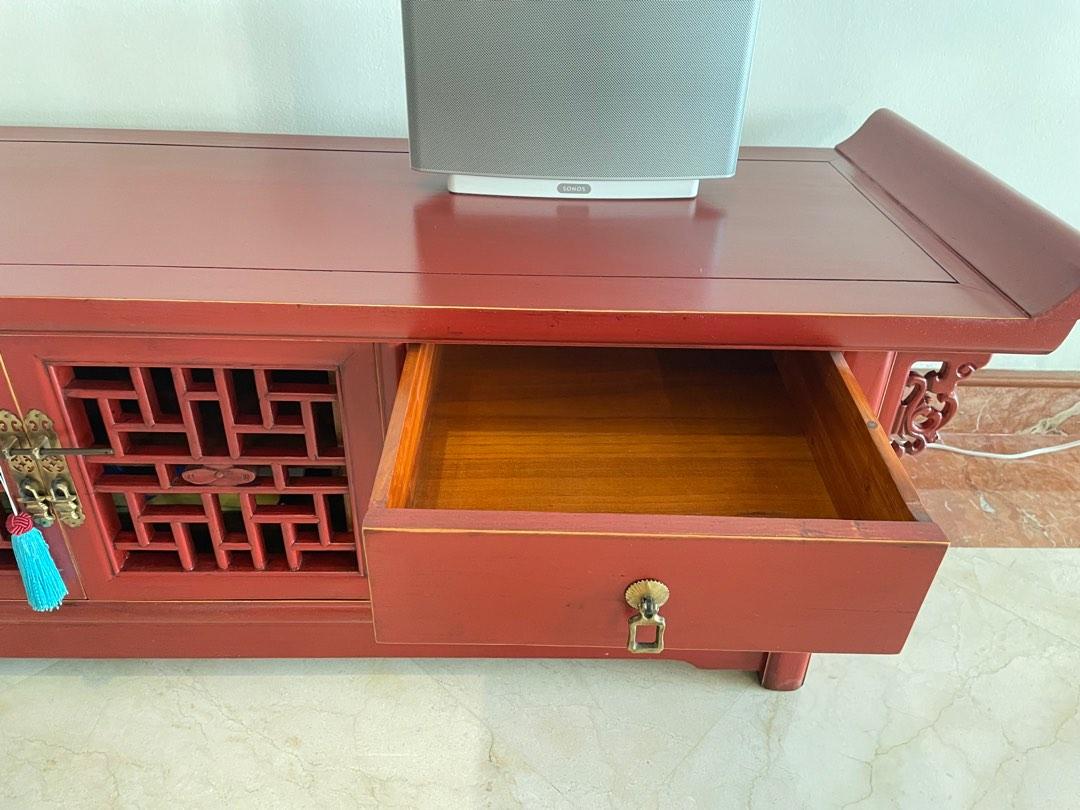 Chinese style tv console cabinet, Furniture & Home Living, Furniture ...