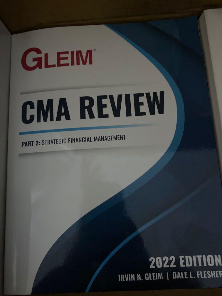 CMA Gleim Part 1 & Part 2 Textbooks, Hobbies & Toys, Books & Magazines ...