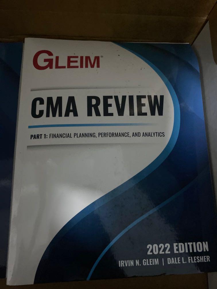 CMA Gleim Part 1 & Part 2 Textbooks, Hobbies & Toys, Books & Magazines ...