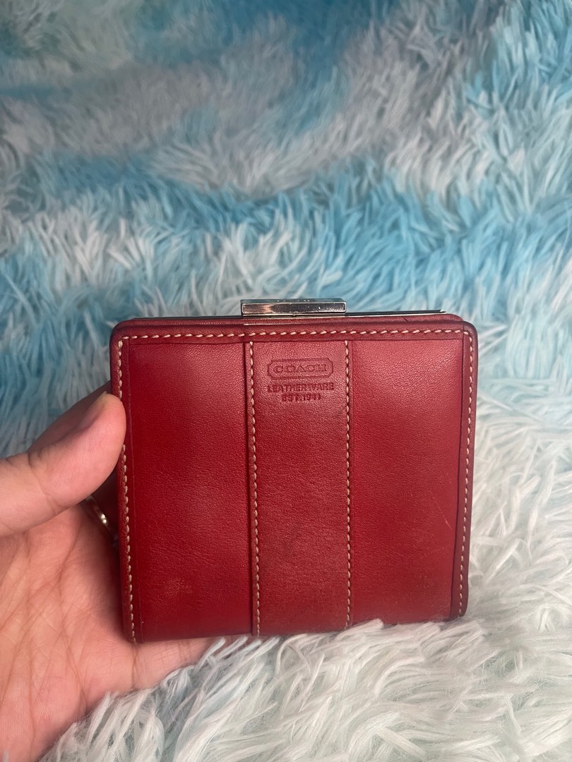 Coach bifold kisslock, Women's Fashion, Bags & Wallets, Wallets & Card ...