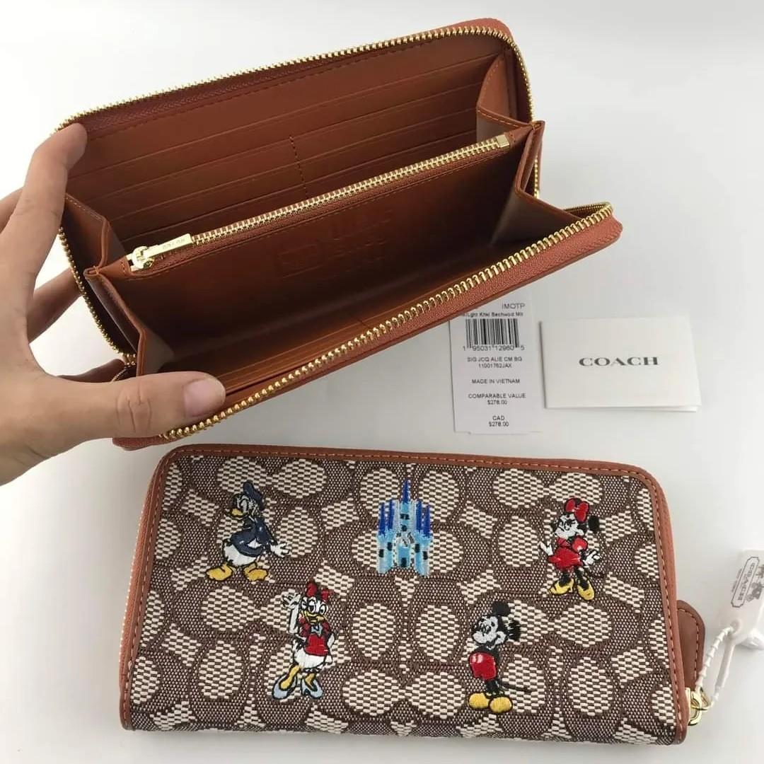 Coach x Disney wallet, Women's Fashion, Bags & Wallets, Wallets & Card ...