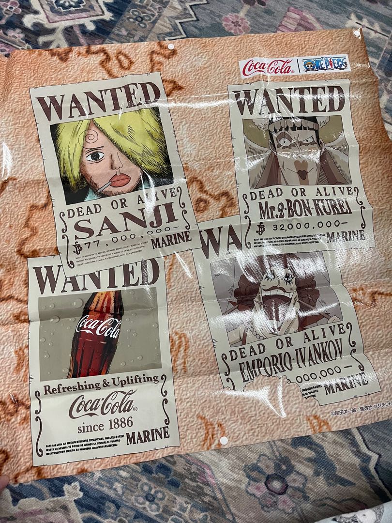 Coca Cola x One Piece Anime, Hobbies & Toys, Collectibles & Memorabilia ...