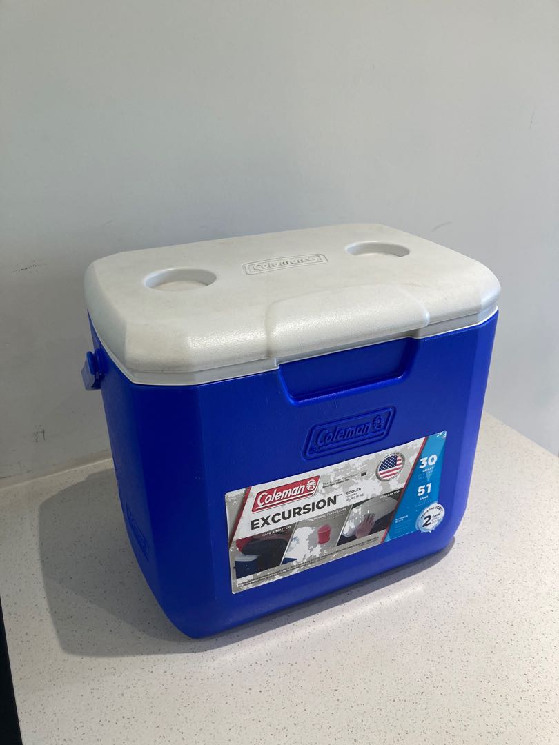 Coleman Cooler Box (30 Quartz / 28 Litres), Furniture & Home Living ...