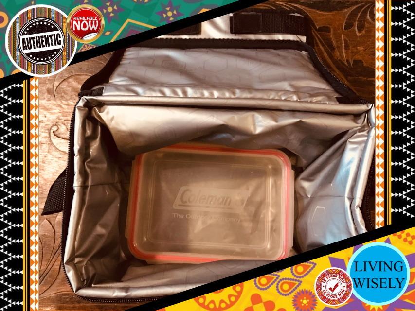 Coleman Lunch Box Cooler with Airtight Rectangular Food Container ...