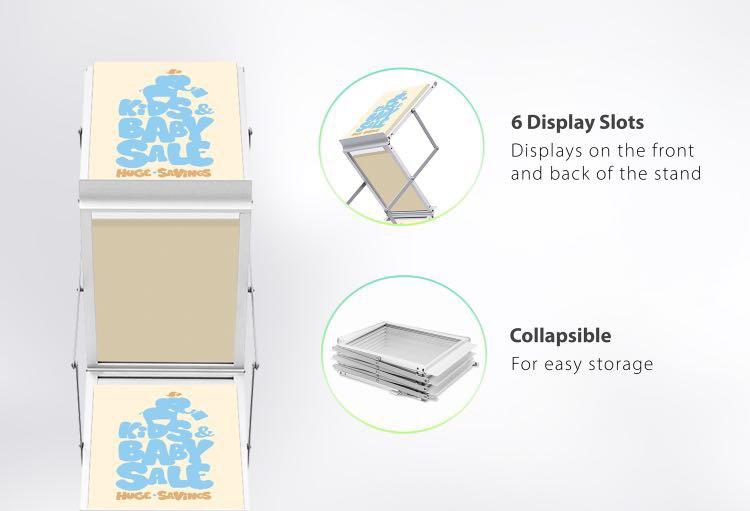 Collapsible Display stand with carry case, Furniture & Home Living ...
