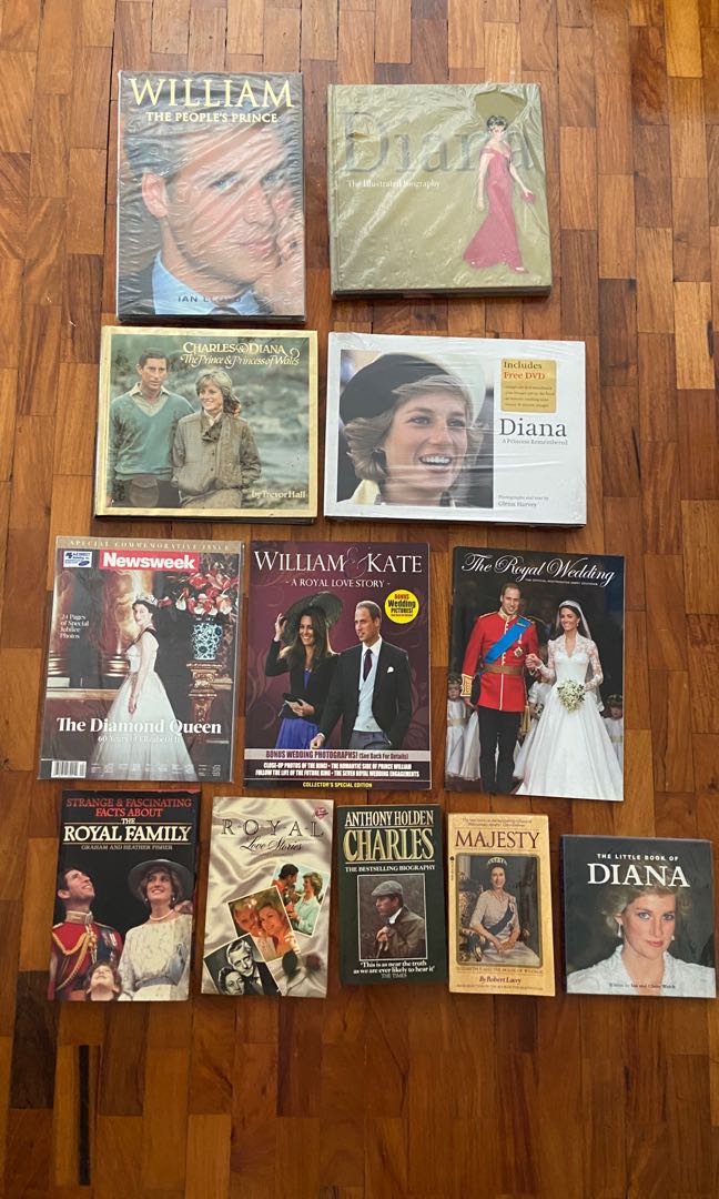 Collection of Princess Diana & Royal Family Books, Hobbies & Toys ...