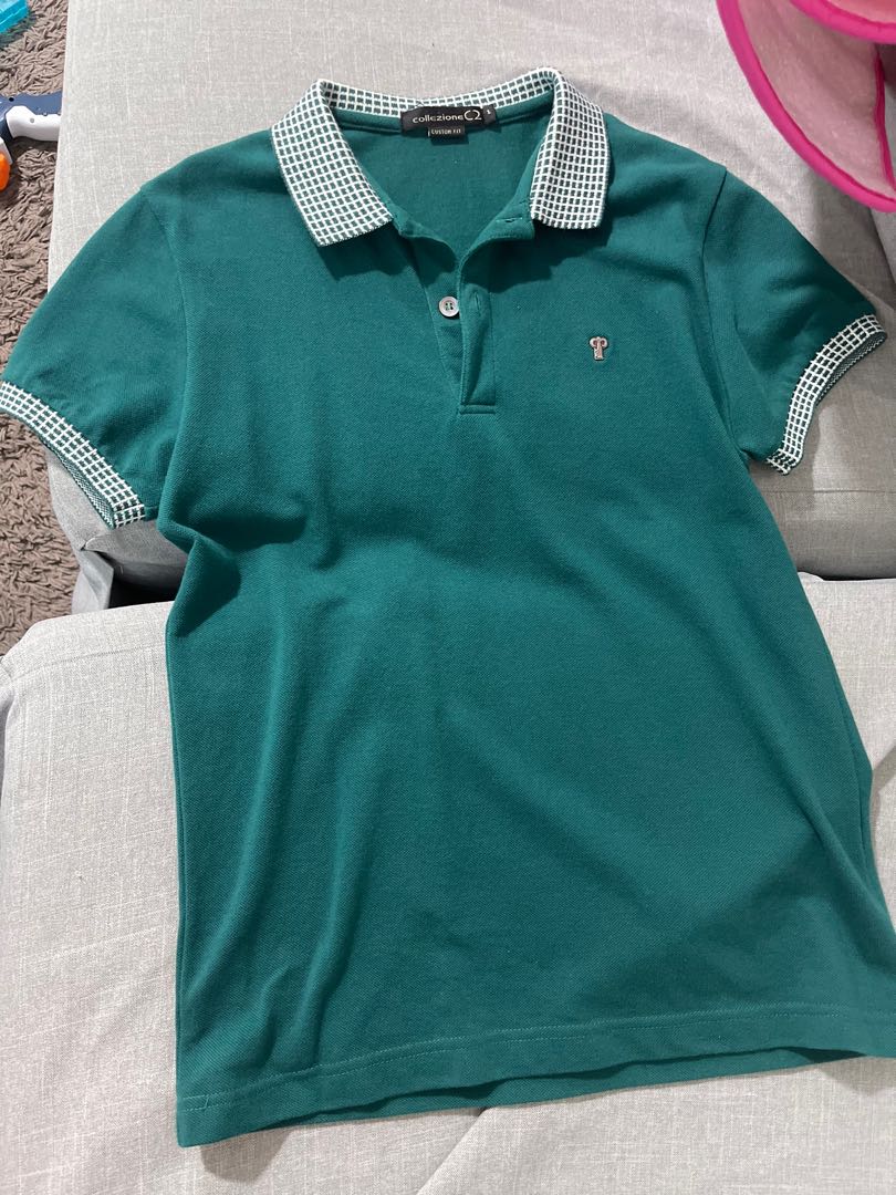 Collezione Polo Shirt Teal, Men's Fashion, Tops & Sets, Tshirts & Polo Shirts on Carousell