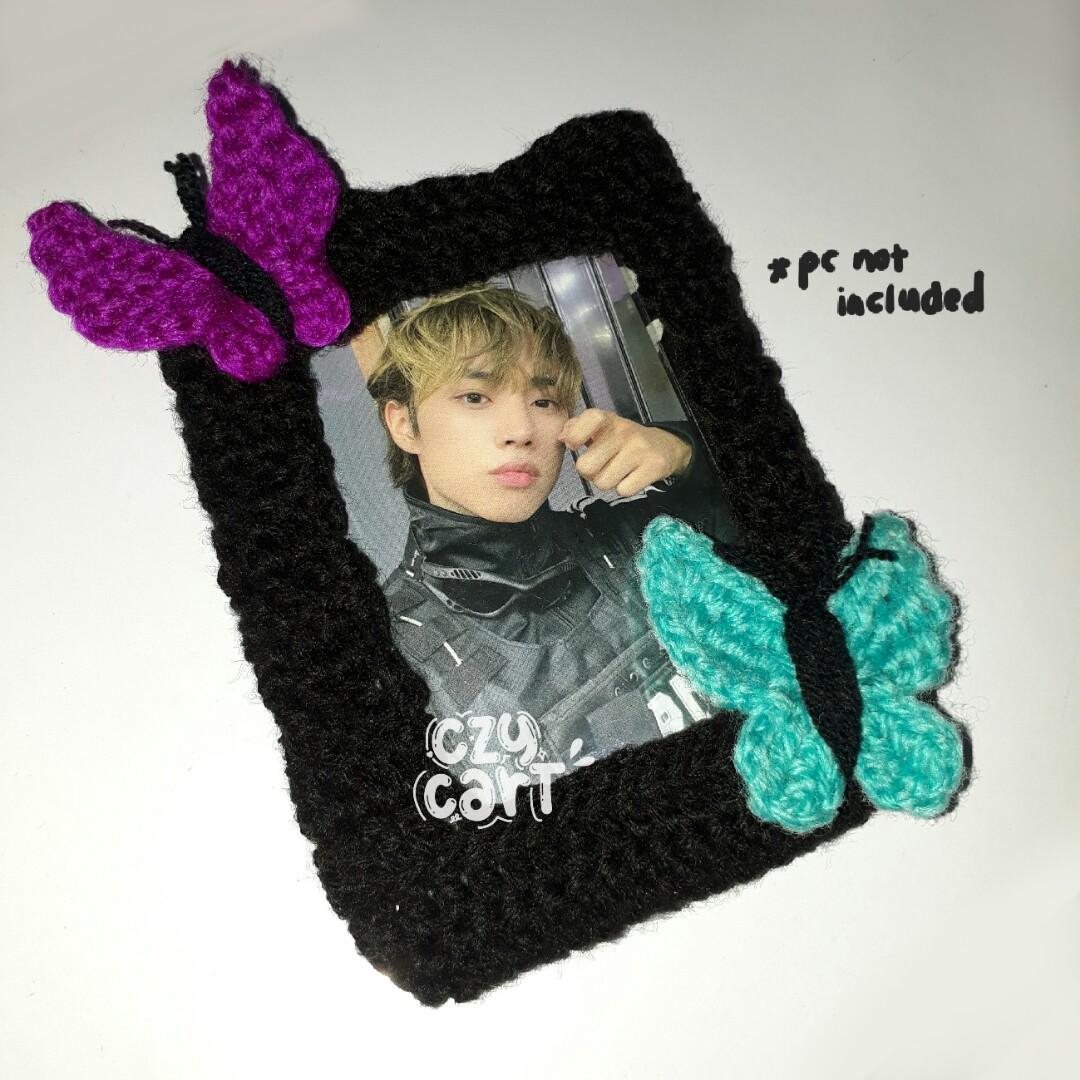 Crocheted Photocard Holder Crochet Toploader KPOP, Hobbies & Toys ...