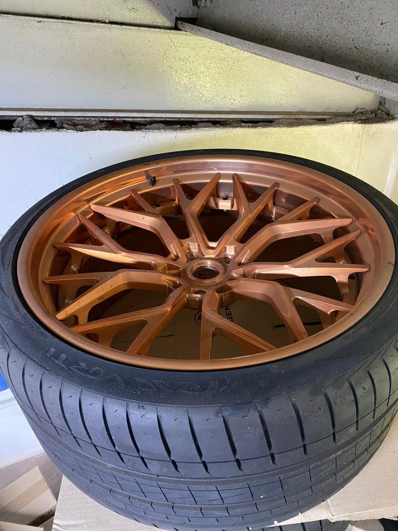 Custom Forged 24" Brixton Forged 3pcs Rims For Lamborghini Urus & Audi ...