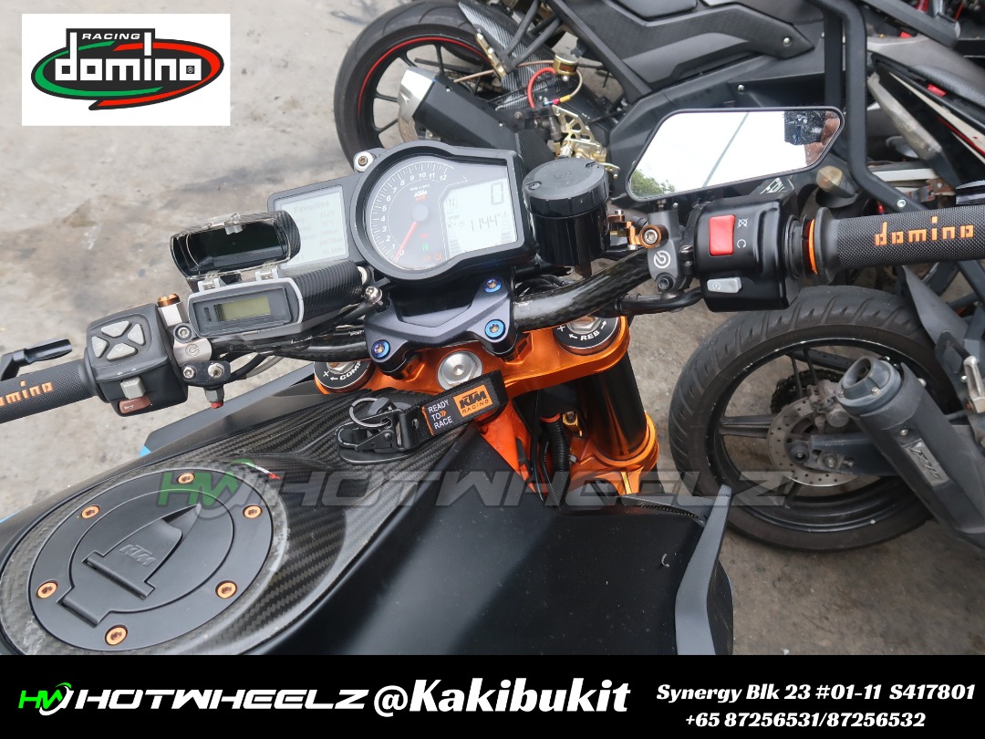 DOMINO RACING GRIPS-KTM SUPER DUKE, Motorcycles, Motorcycle Accessories ...