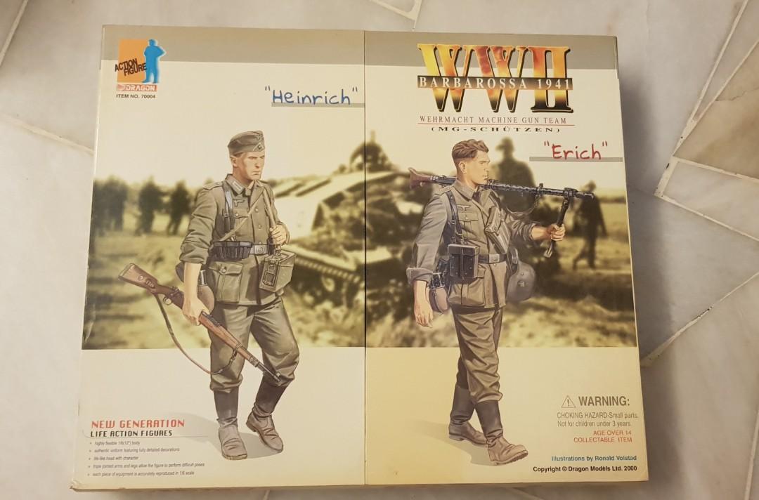 1:6 Scale Dragon Action Figure, WWII Barbarossa 1941, Heinrich & Erich ...