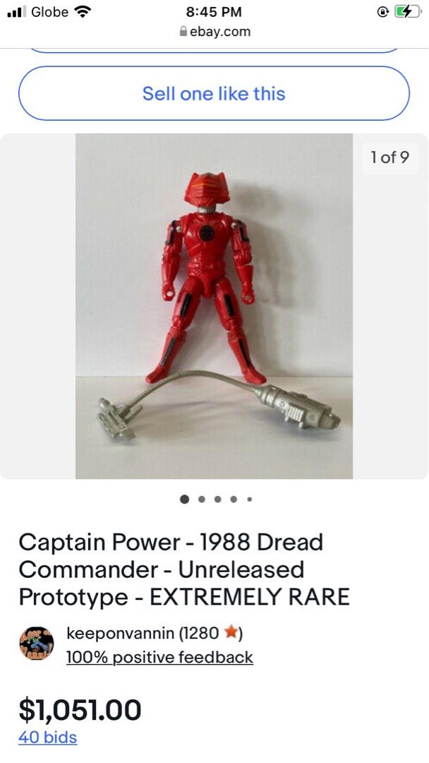 Dread Commander - Capt. Power Action Figure (Super Rare), Hobbies ...