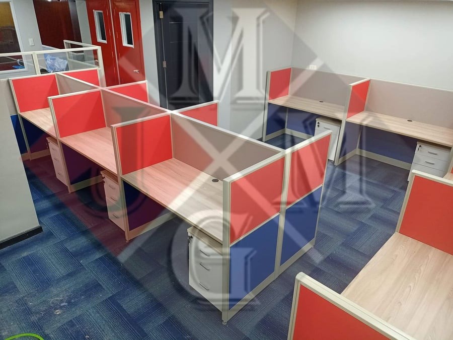 Dual Color Office Partition, Furniture & Home Living, Office Furniture ...
