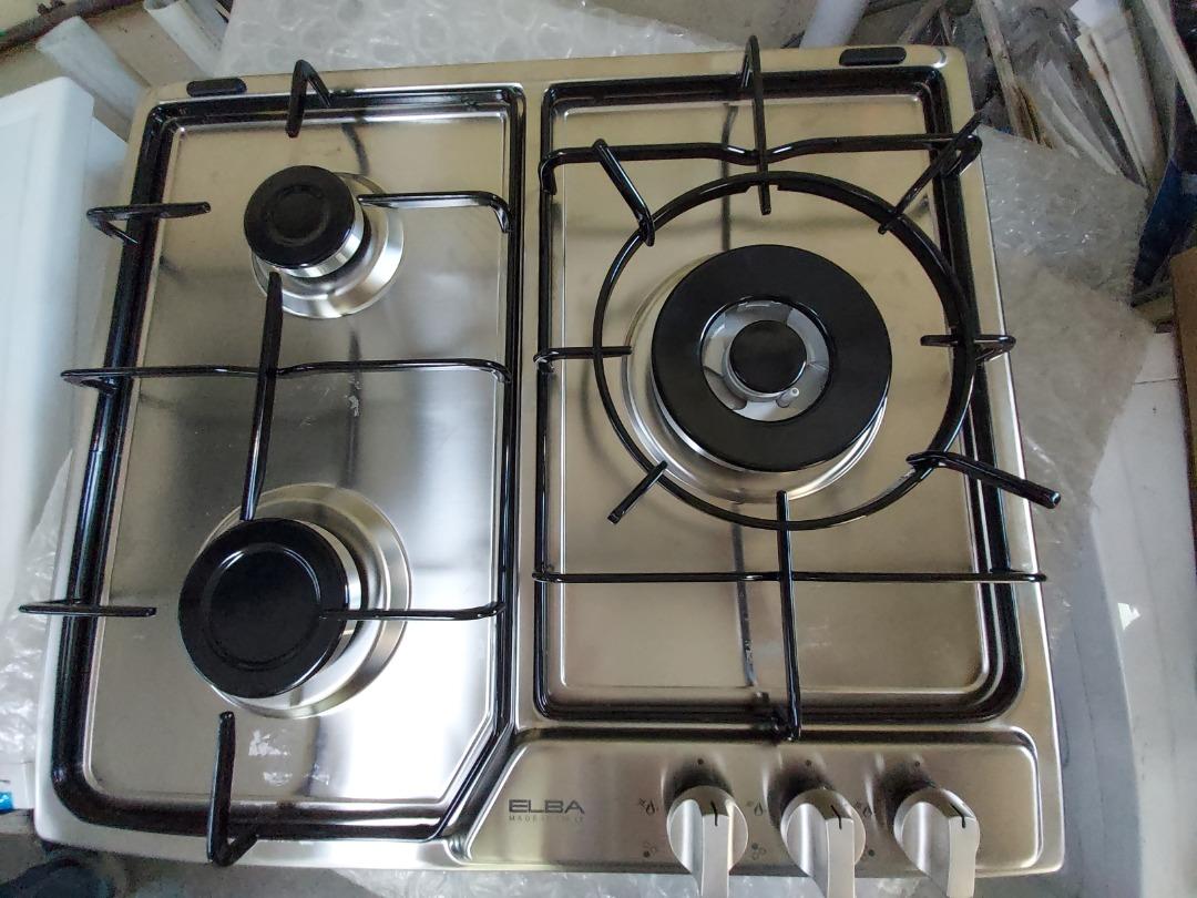Elba 60cm cooker hob Display set | Can use in Town gas / Cylinder gas ...