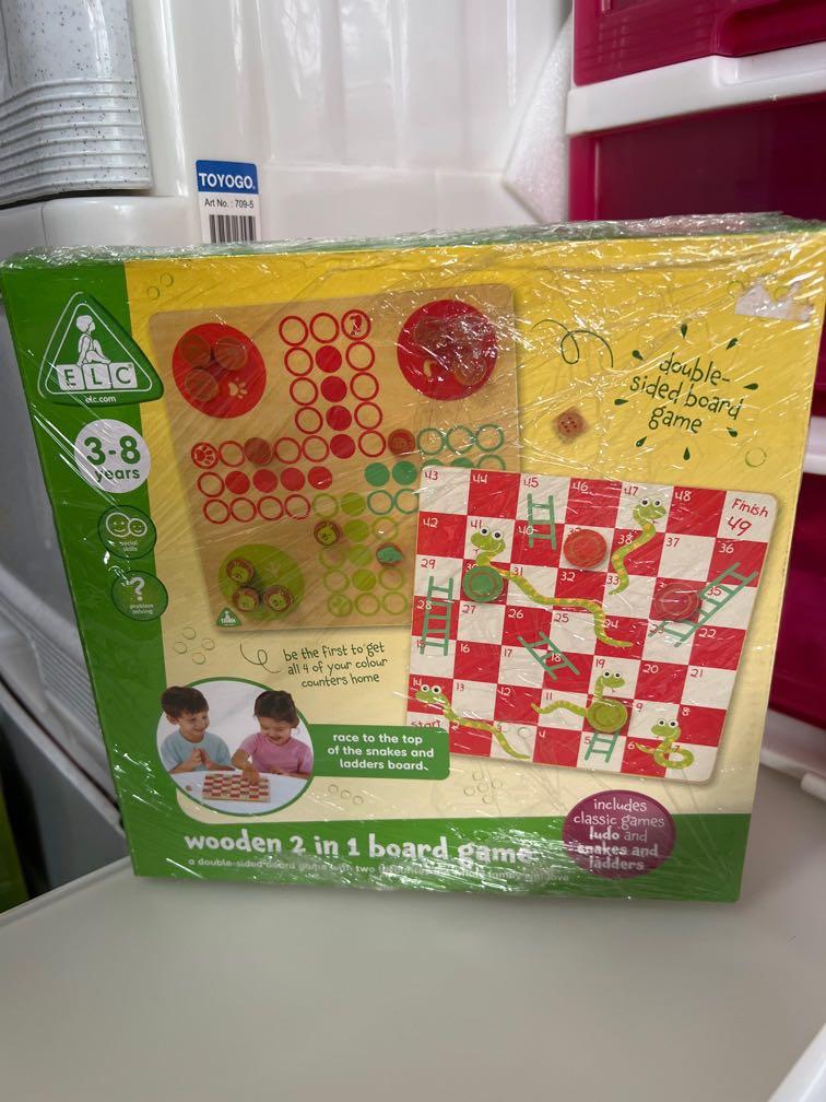 ELC wooden 2 in 1 board games, Hobbies & Toys, Toys & Games on Carousell