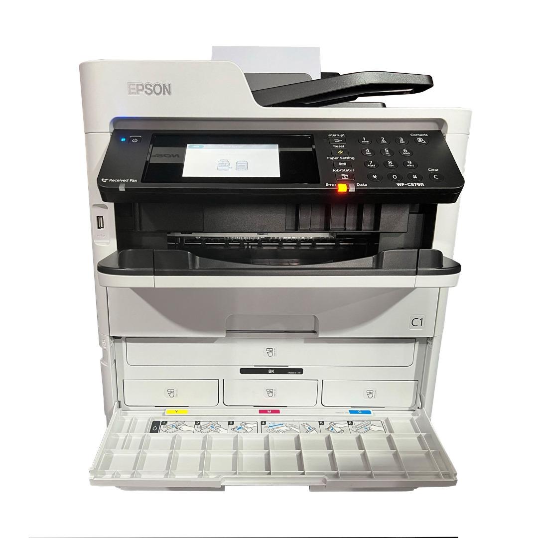 Epson WorkForce Pro WF-C579R Duplex All-in-One Inkjet Printer, Computers & Tech, Printers ...