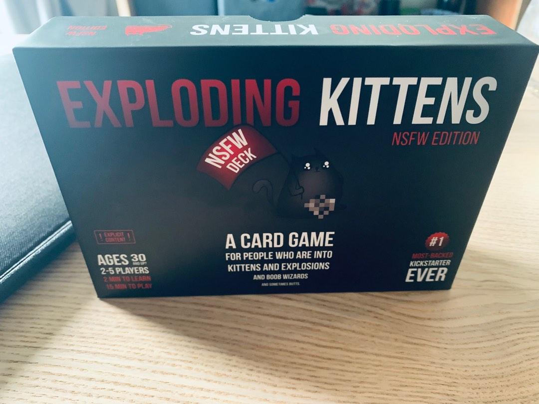 Exploding Kittens NSFW Edition, Hobbies & Toys, Toys & Games on Carousell
