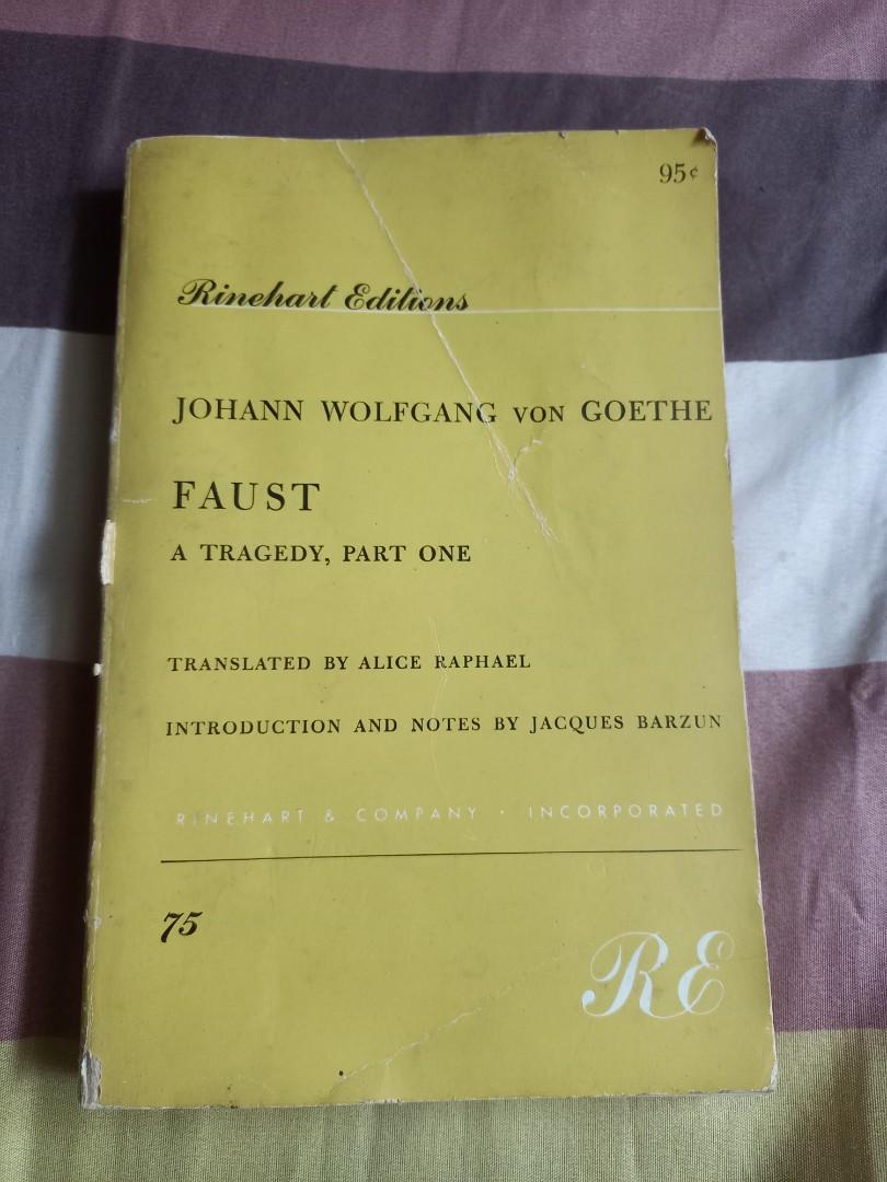 Faust Part One (Johann Wolfgang Goethe), Hobbies & Toys, Books ...