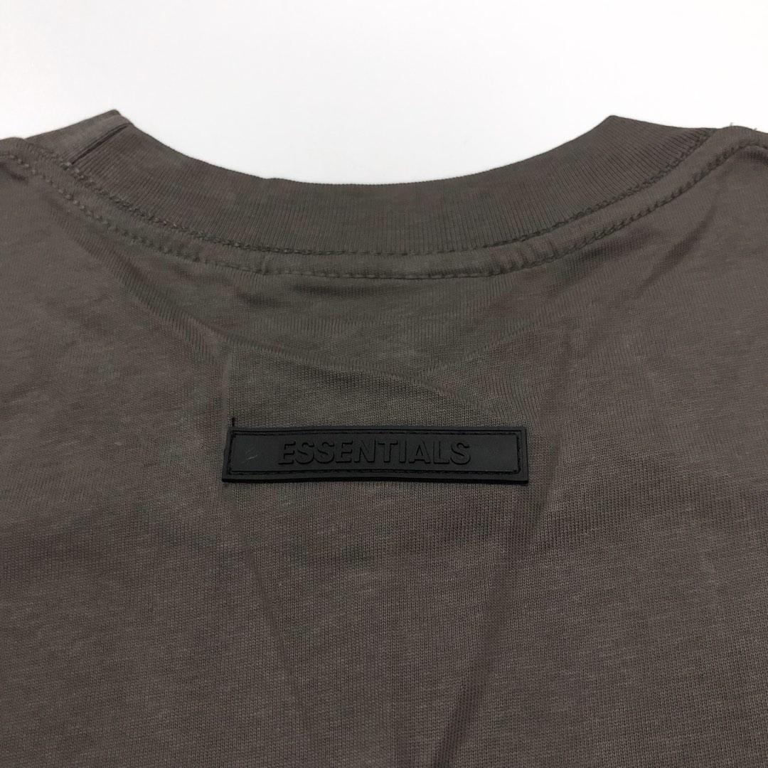 Fear of God Essentials Embossed (Gray colorway), Men's Fashion, Tops ...