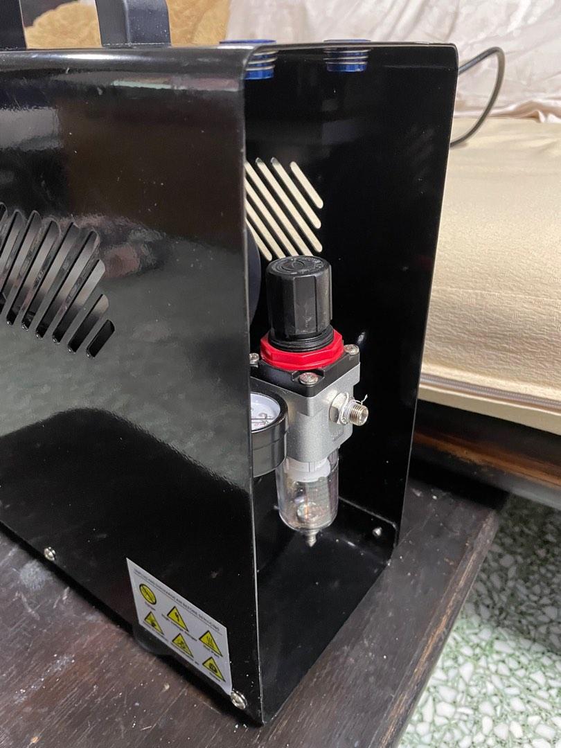 Fengda FD-196A Airbrush Mini Compressor with 3.5L Air Tank, Furniture ...