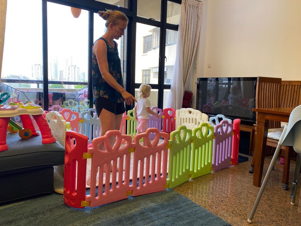 Full Baby Fence, Babies & Kids, Baby Nursery & Kids Furniture, Safety ...