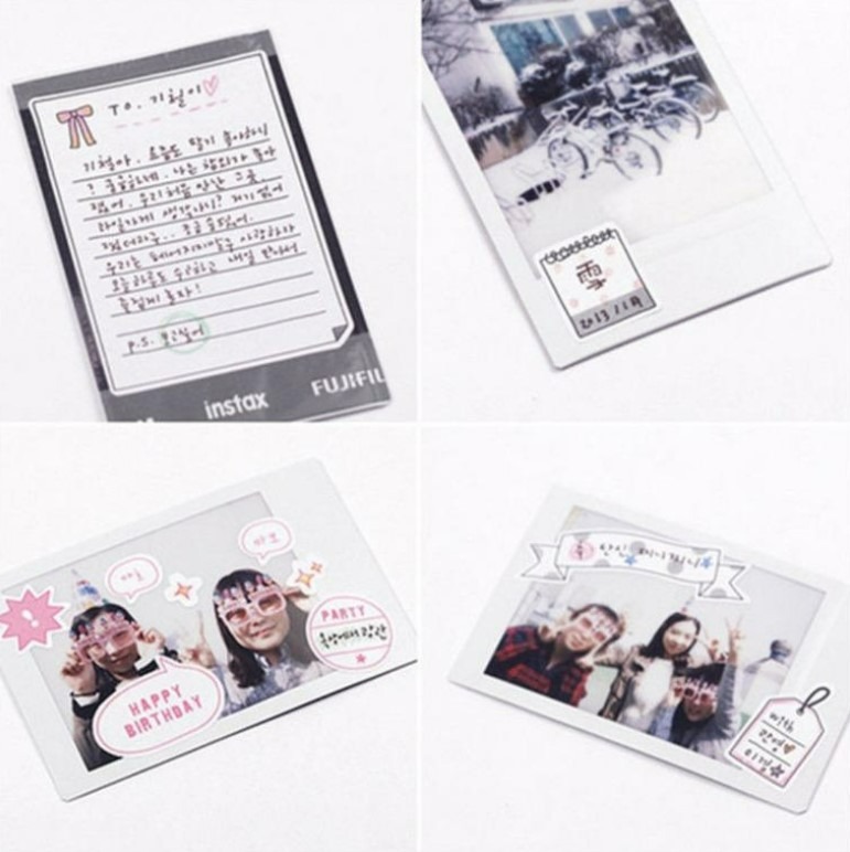 Fun Decor Paper Sticker for Instax Photos / Photographs / Planner ...