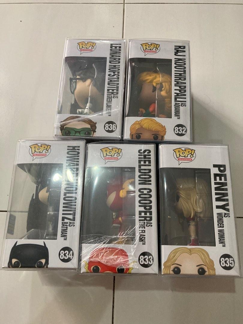 Funko Big Bang Theory SDCC Limited Edition Seldon, Penny, Leonard, Raj ...