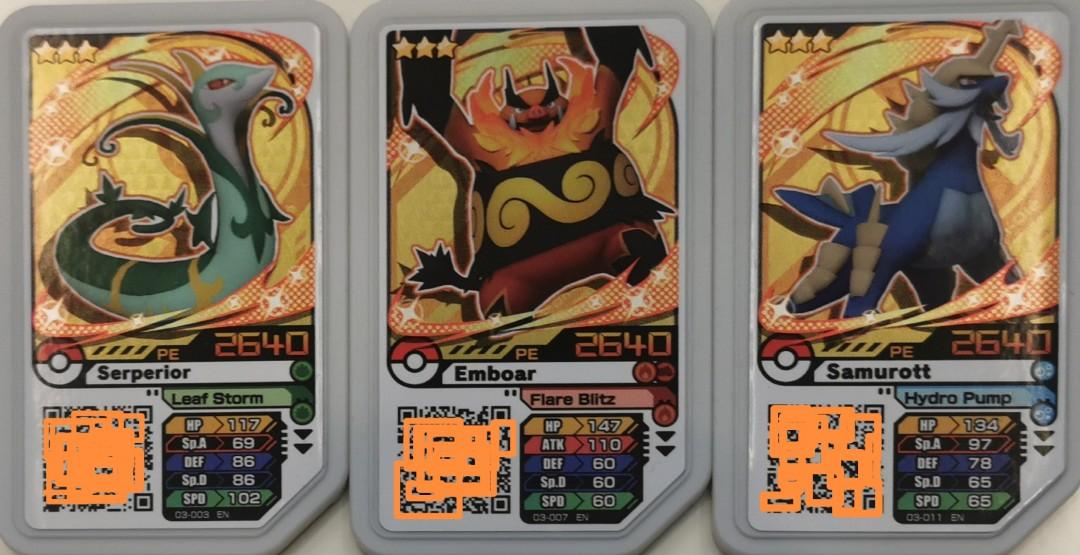 Gen 5 starter's pokemon final evolution Pokemon Ga öle disk, Hobbies ...