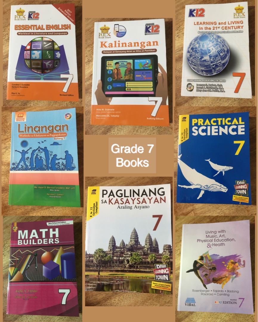 Grade 7 Books (please check Description), Hobbies & Toys, Books & Magazines, Textbooks on Carousell