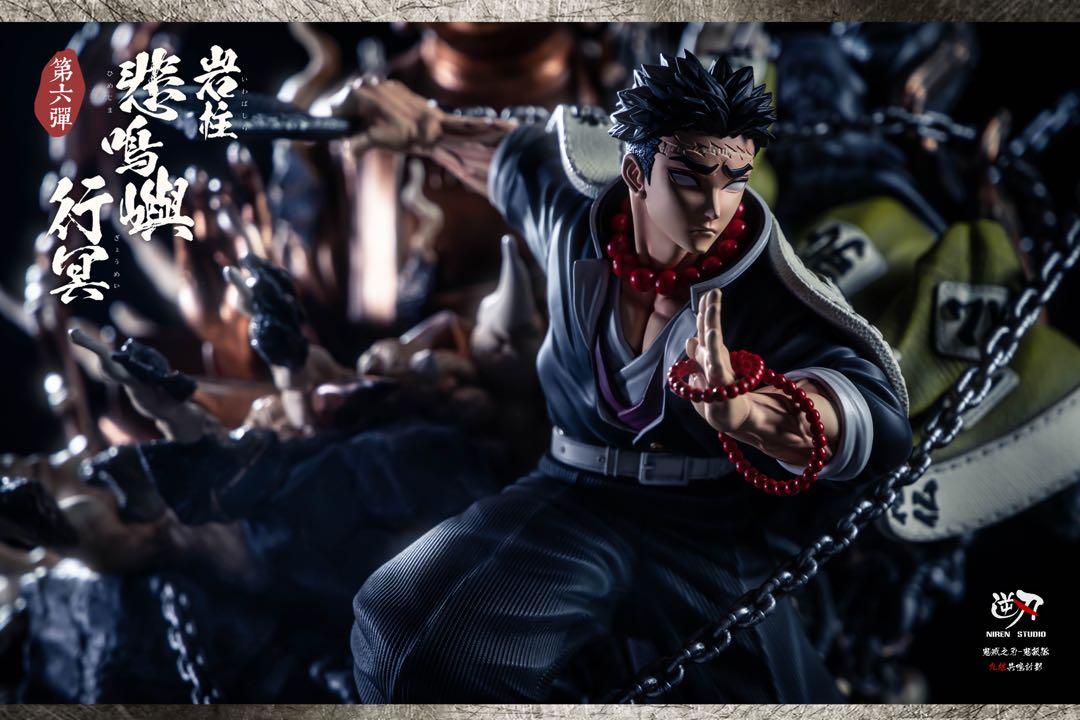 【PO】Gyomei Himejima Stone Pillar GK Figure NiRen Studio Demon Slayer ...