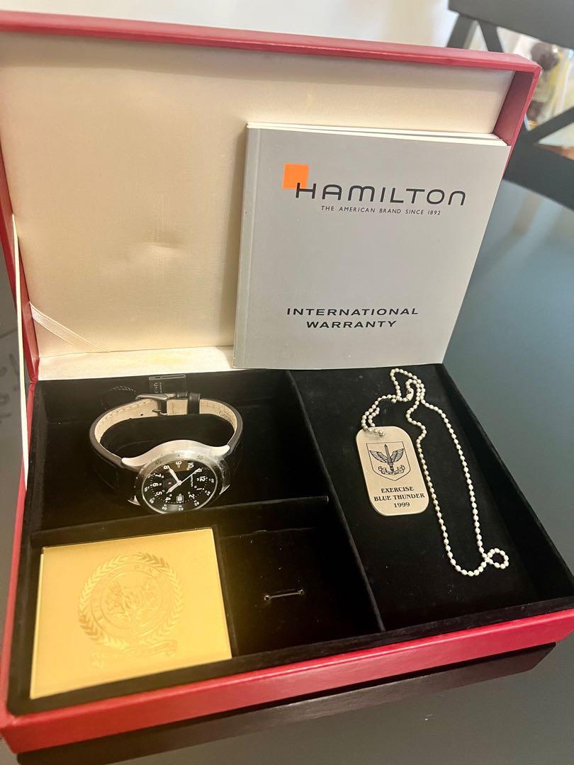 Hamilton SAF Watch (Brand New) with box, Luxury, Watches on Carousell
