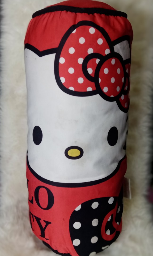 Hello kitty bolster, Furniture & Home Living, Bedding & Towels on Carousell