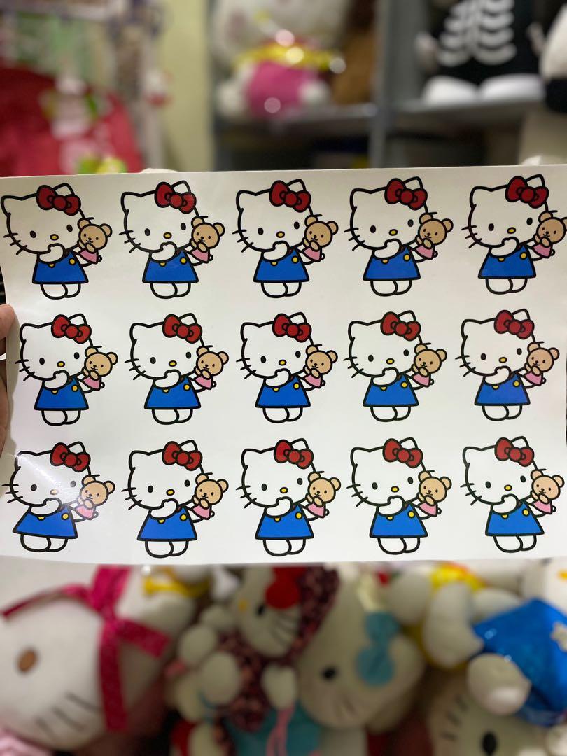 Hello kitty sticker glossy waterproof, Hobbies & Toys, Toys & Games on ...