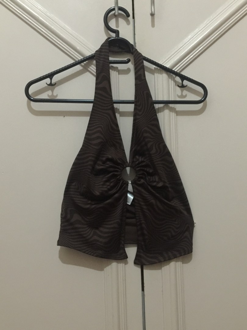 H&M halter top, Women's Fashion, Tops, Sleeveless on Carousell