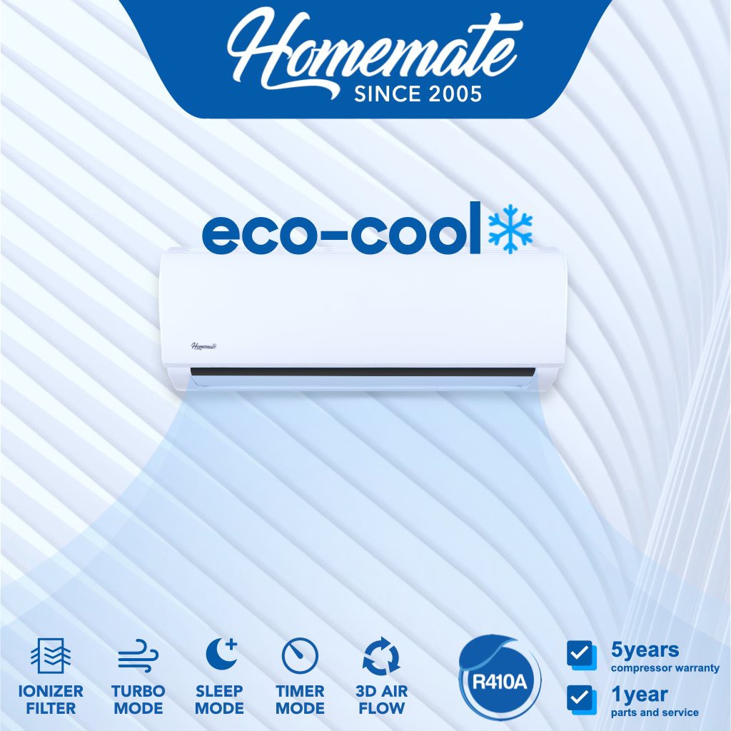 Homemate Split Type Air Conditioner Aircon, TV & Home Appliances, Air ...