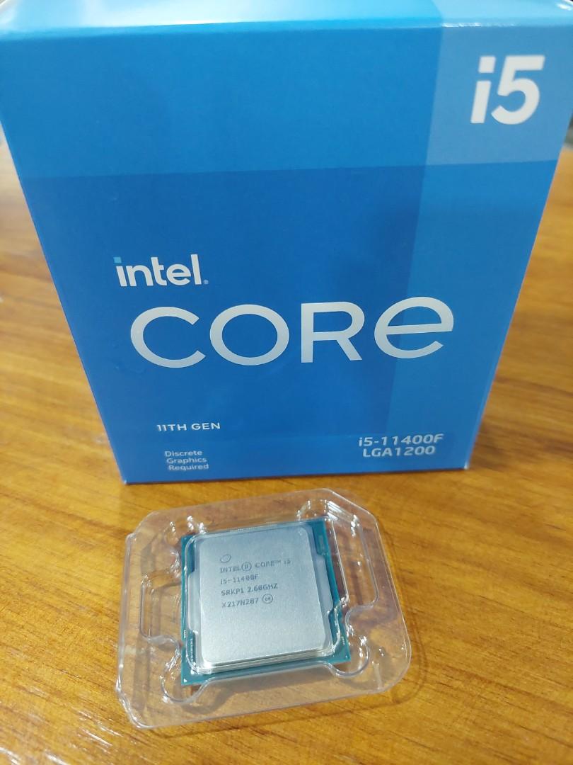 i5 11th gen 11400f LGA1200 intel cpu, Computers & Tech, Desktops on ...