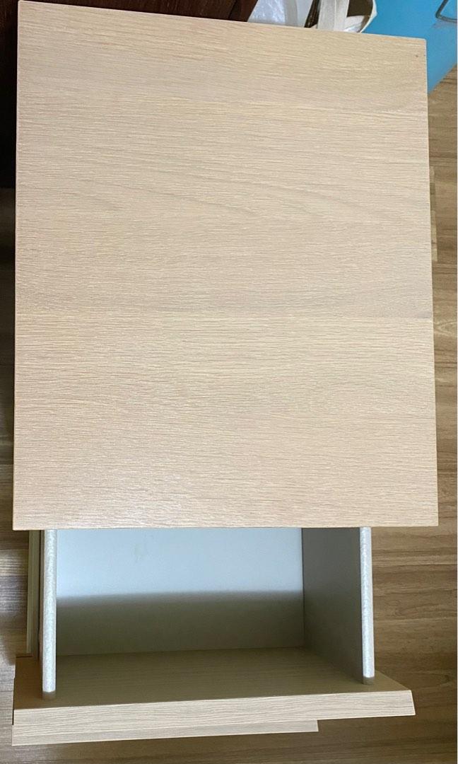 IKEA Malm oak 2 drawers side table chest, Furniture & Home Living ...