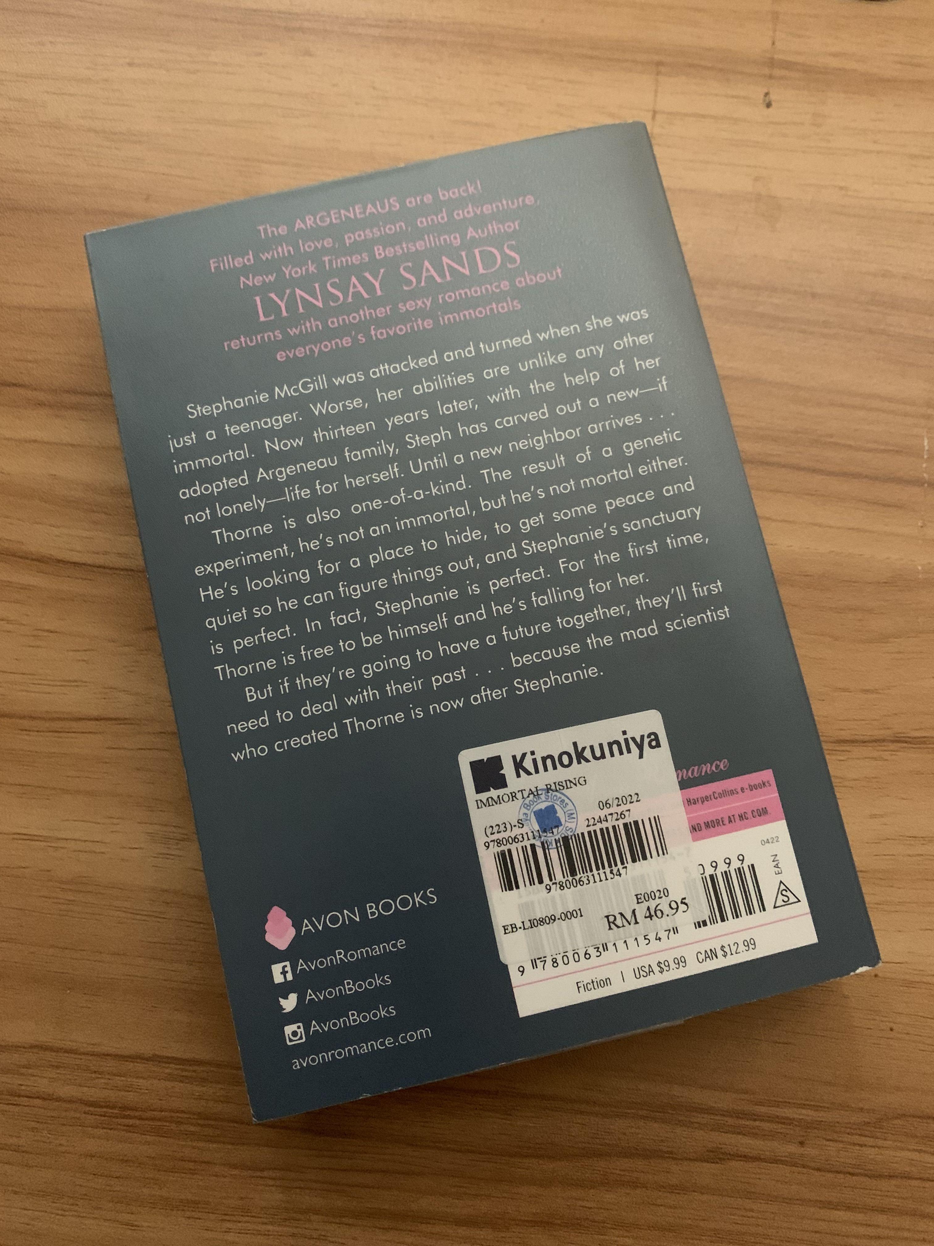 Immortal Rising, Hobbies & Toys, Books & Magazines, Storybooks on Carousell