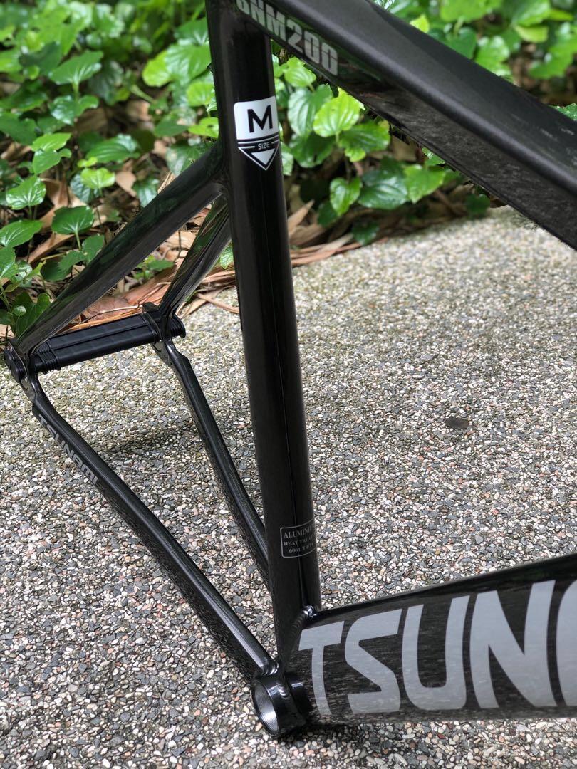 TSUNAMI SNM200 Track Frameset Full bike Space Grey, Sports Equipment ...