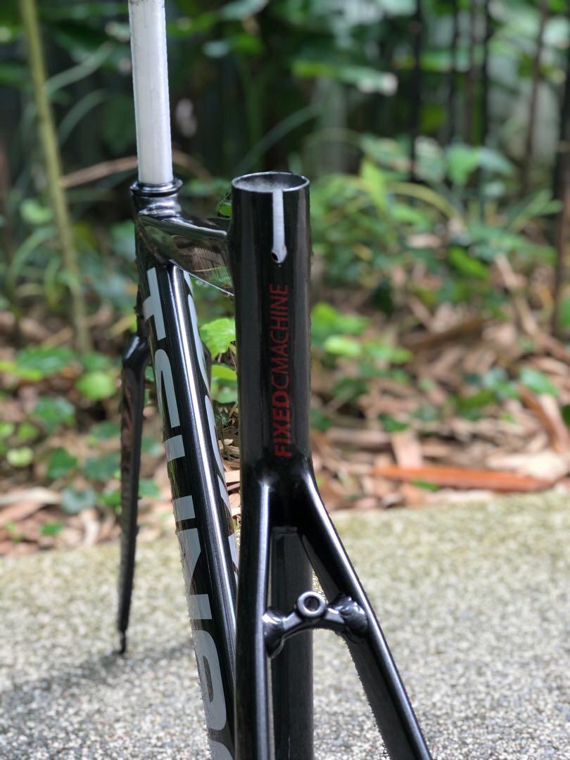 TSUNAMI SNM200 Track Frameset Full bike Space Grey, Sports Equipment ...
