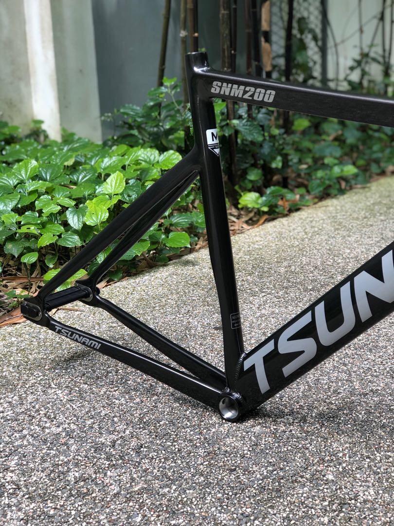 TSUNAMI SNM200 Track Frameset Full bike Space Grey, Sports Equipment ...