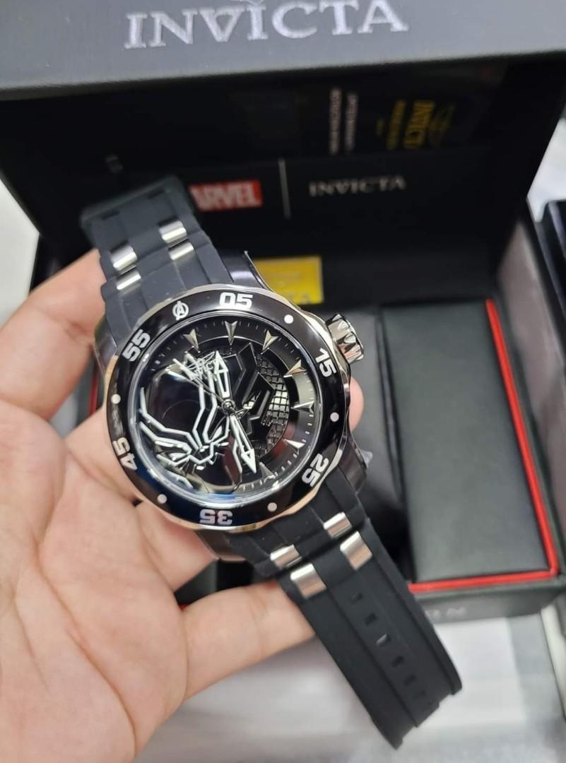 Invicta Limited Edition Marvel Black Panther, Men's Fashion, Watches ...