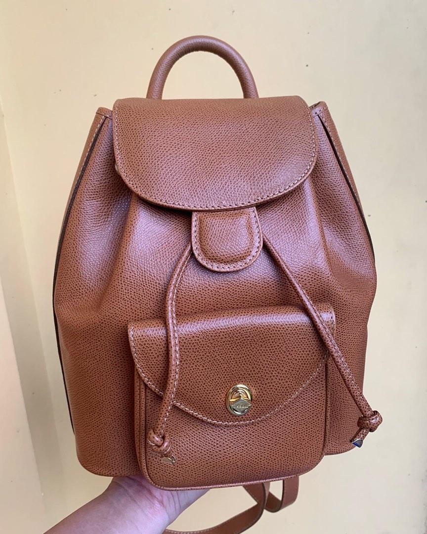 iSanti Italian Leather Vintage Backpack, Women's Fashion, Bags ...