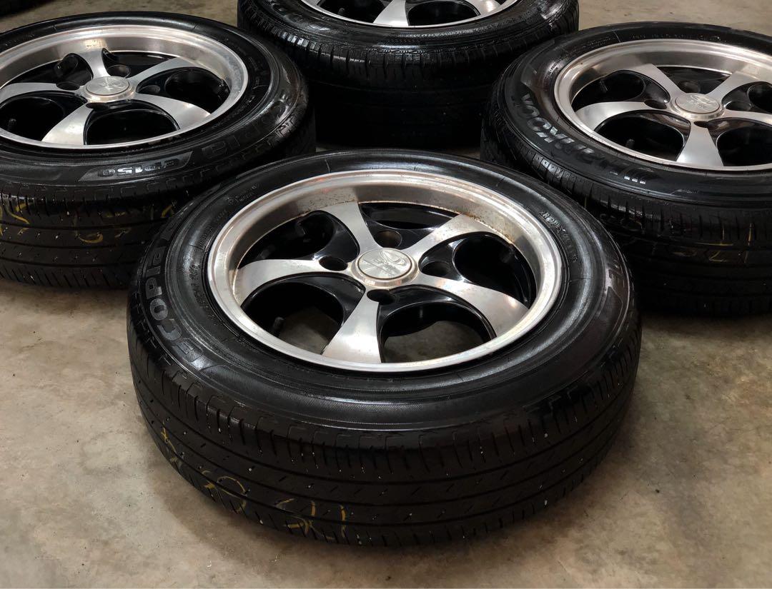 JRD 14 rim tyre saga iswara waja gen2 persona satria neo matrix citra ...