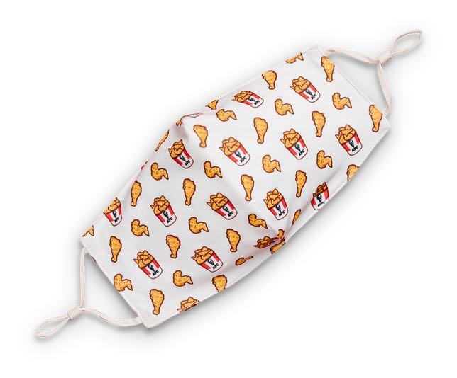 KFC reusable face mask (full set), Health & Nutrition, Face Masks ...