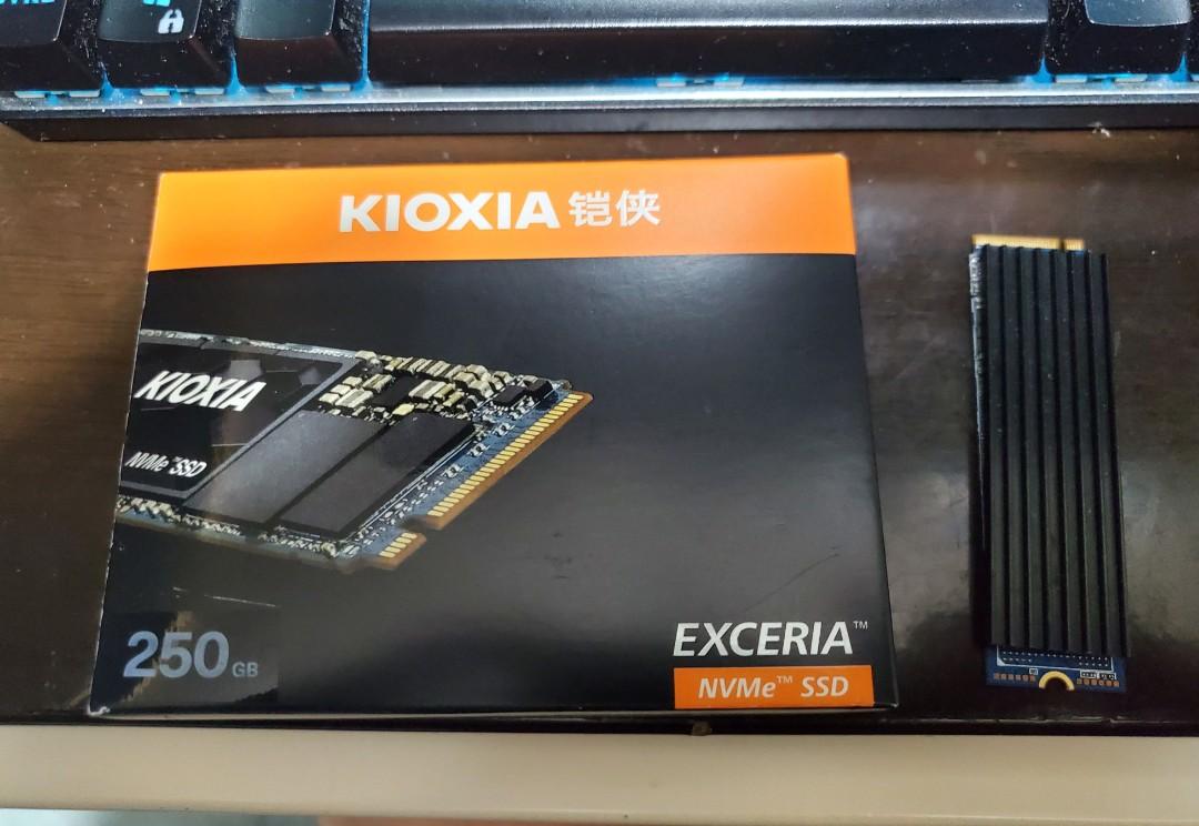 KIOXIA 鎧俠 NVMe M.2 250GB SSD 有保, 電腦＆科技, 電腦周邊及配件, 硬碟及儲存器 - Carousell